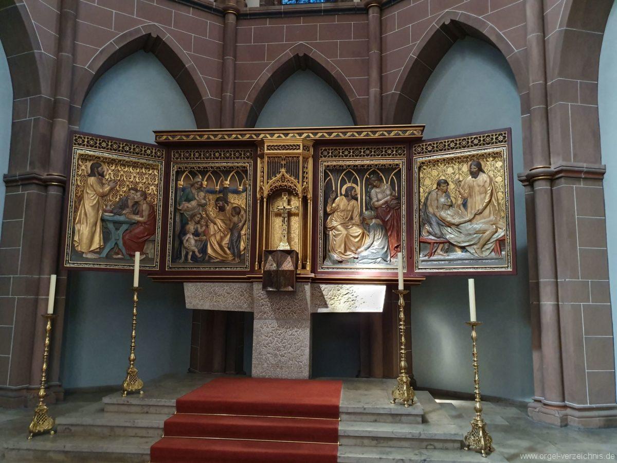 Freiburg im Breisgau Stühlinger Herz-Jesu Innenansicht (9) – Orgel Verzeichnis – Orgelarchiv Schmidt