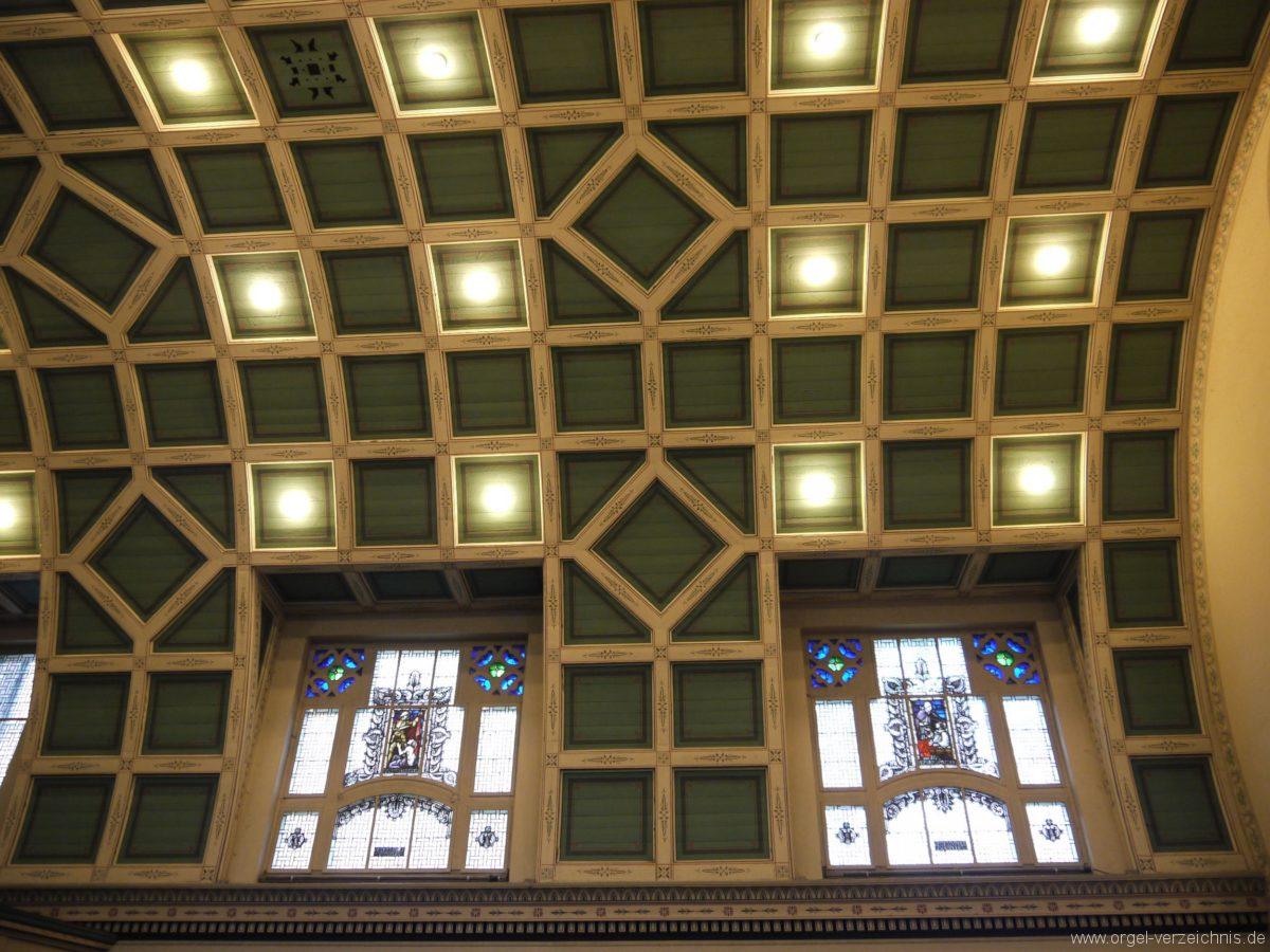 Zeuthen Martin Luther Kirche Decke I – Orgel Verzeichnis – Orgelarchiv ...