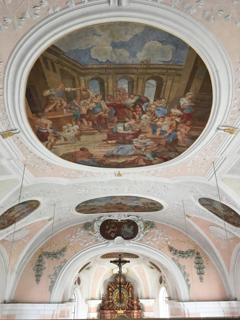 Erbach (Donau) Dellmensingen St. Kosmas und Damian Deckengemälde II ...