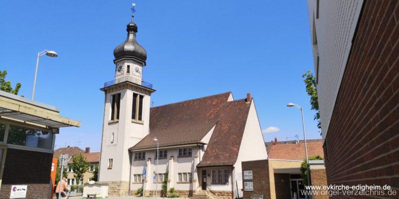 Ludwigshafen am Rhein / Edigheim – Protestantische Kirche – Orgel ...