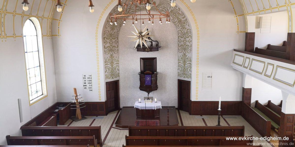 Ludwigshafen am Rhein Edigheim Prot Innenansicht (3) – Orgel ...