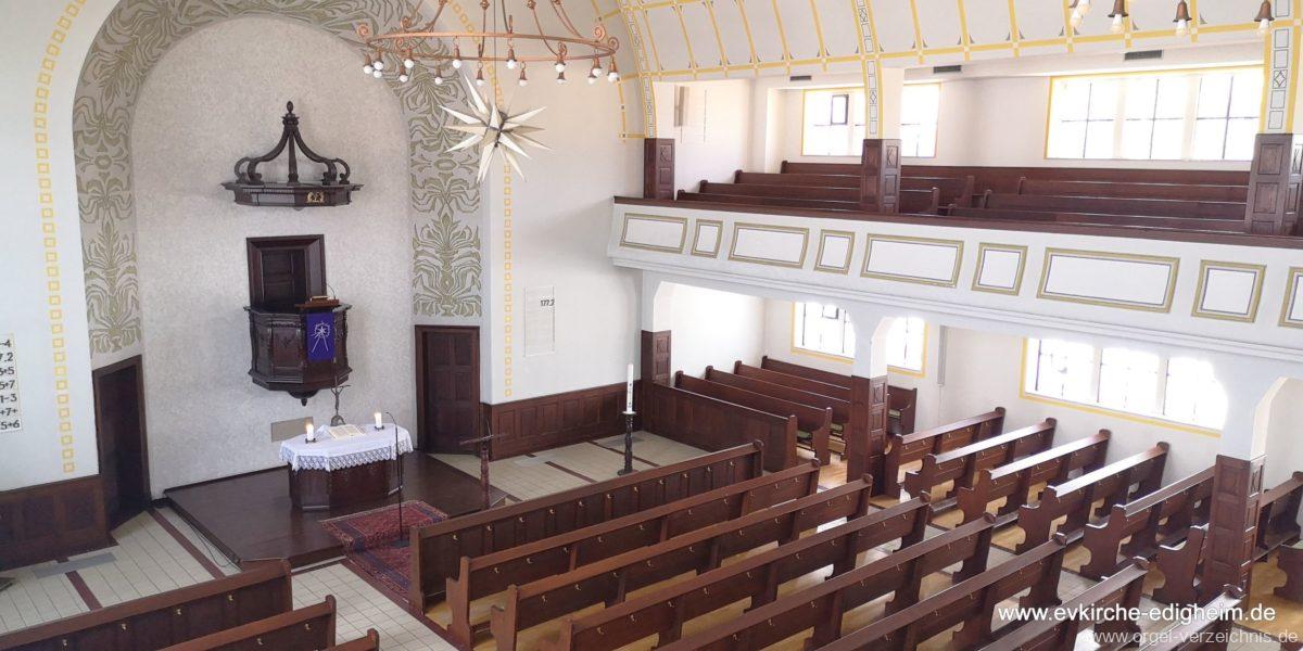 Ludwigshafen am Rhein Edigheim Prot Innenansicht (4) – Orgel ...