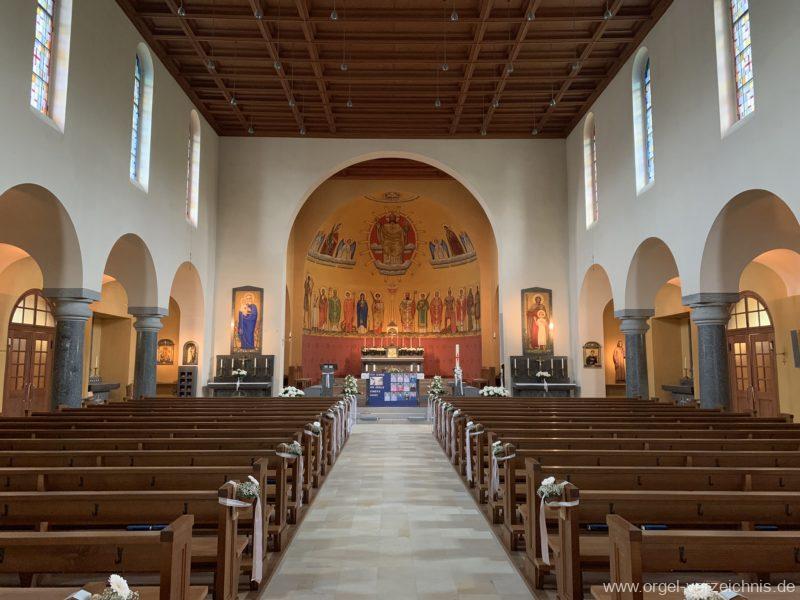 Immensee – St. Sebastian – Orgel Verzeichnis – Orgelarchiv Schmidt