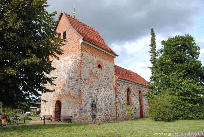 Dorfkirche Dabel außen (2) – Orgel Verzeichnis – Orgelarchiv Schmidt