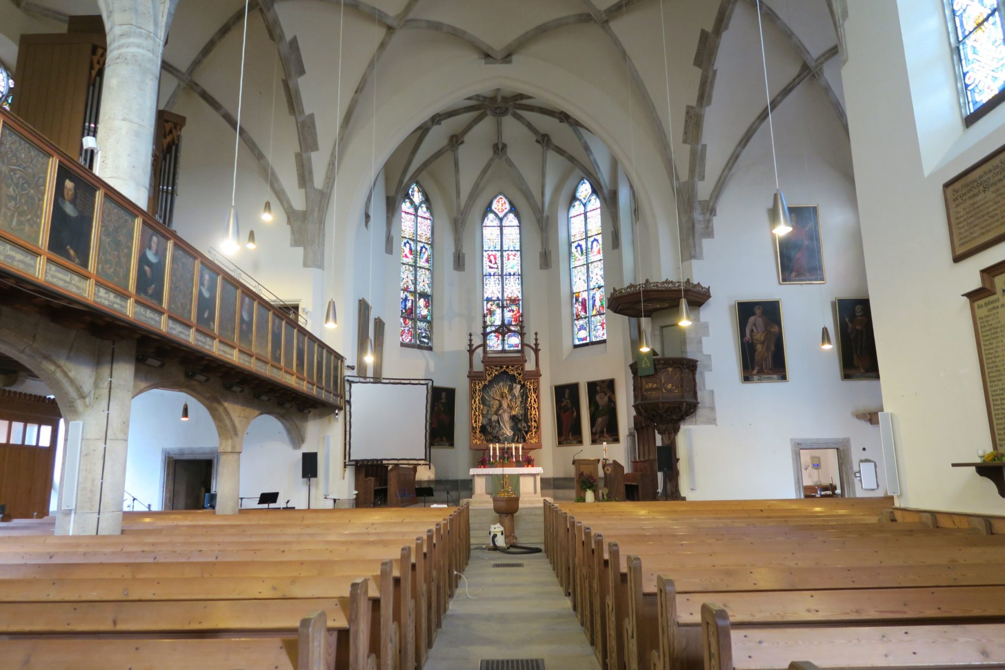 Lindau Aeschach Christuskirche Innenansicht (82) – Orgel Verzeichnis ...