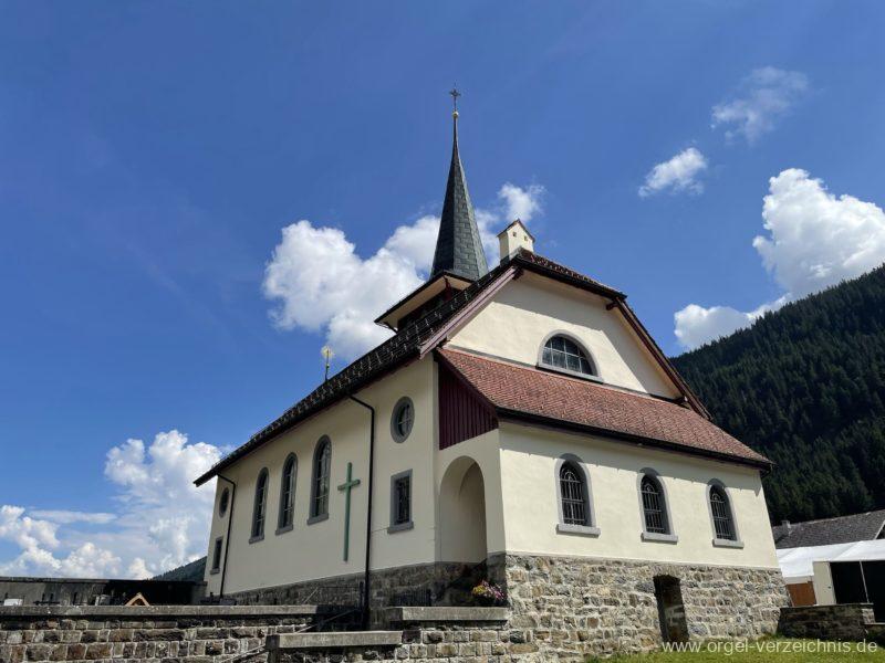 Urnerboden – St. Erhard – Orgel Verzeichnis – Orgelarchiv Schmidt
